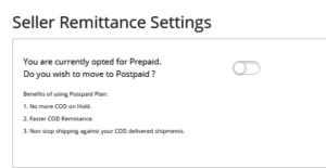 Shiprocket Postpaid Feature - sr_knowledgebase