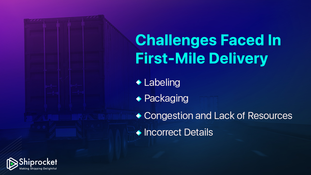 Key Challenges in First-Mile and Last-Mile Delivery - Shiprocket