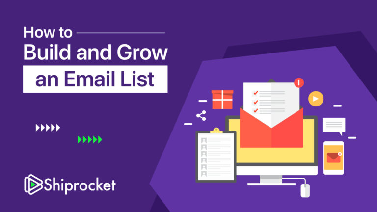 How to Build & Grow an Email List for Your Business in 2021? -Shiprocket