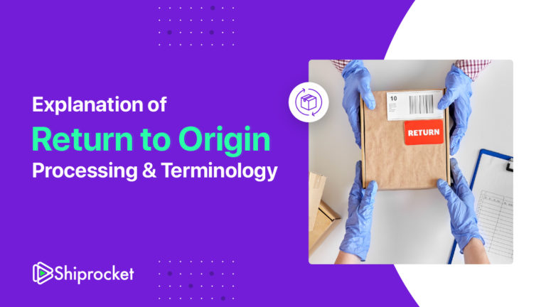 eCommerce Return to Origin Processing & Terminology: A Guide - Shiprocket