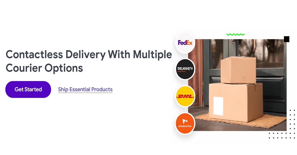 Contactless Delivery With Multiple Courier Partners - Shiprocket