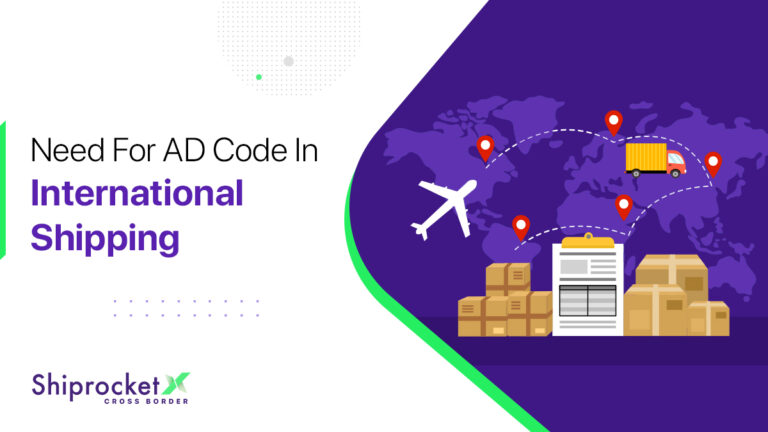 What Is AD Code In International Shipping? - Shiprocket X